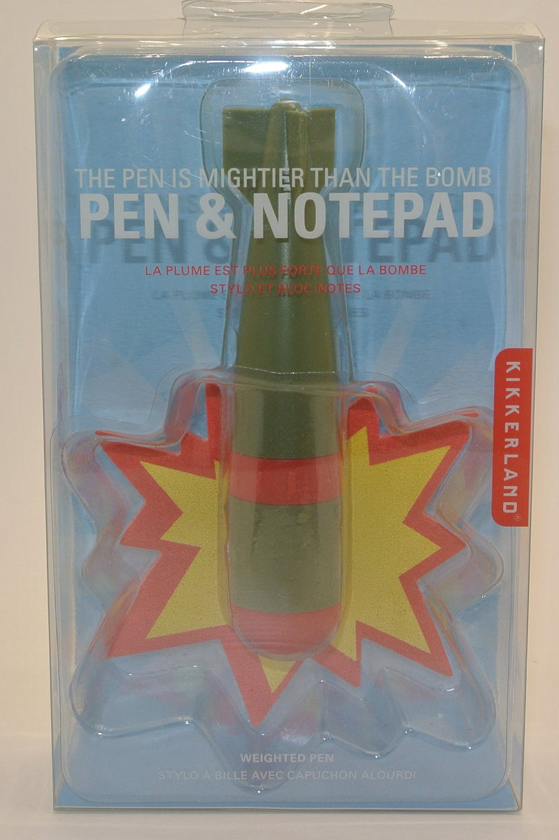 Bomb Pen & Notepad – Axman Surplus