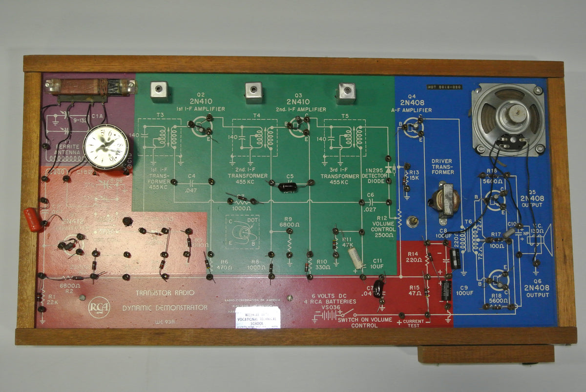RCA Transistor Radio Dynamic Demonstrator – Axman Surplus